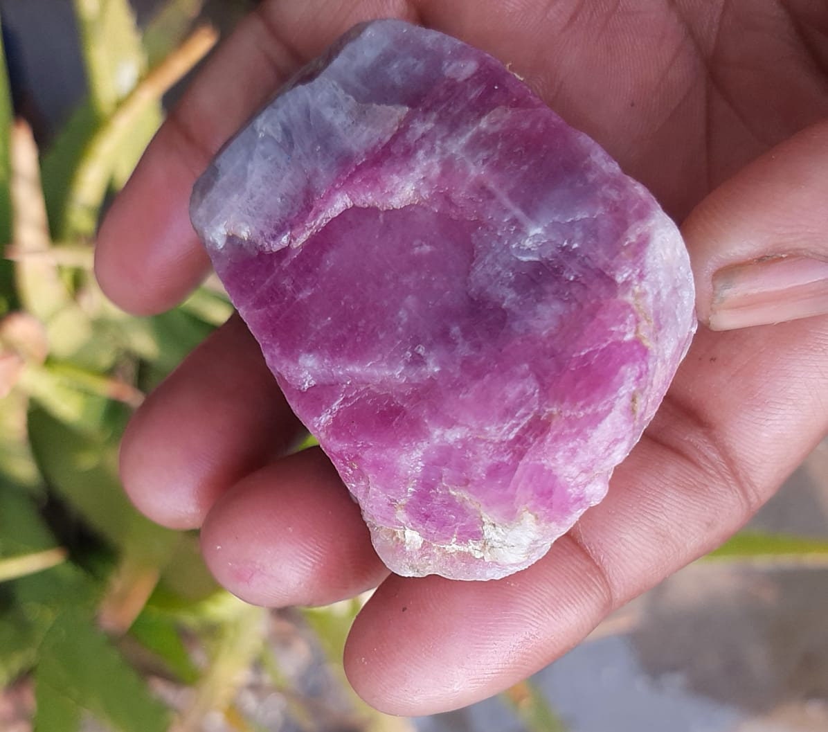 Natural Pink Sapphire Gemstone Rough Pink Sapphire Raw Rough Natural Pink Sapphire Rough Rock ...