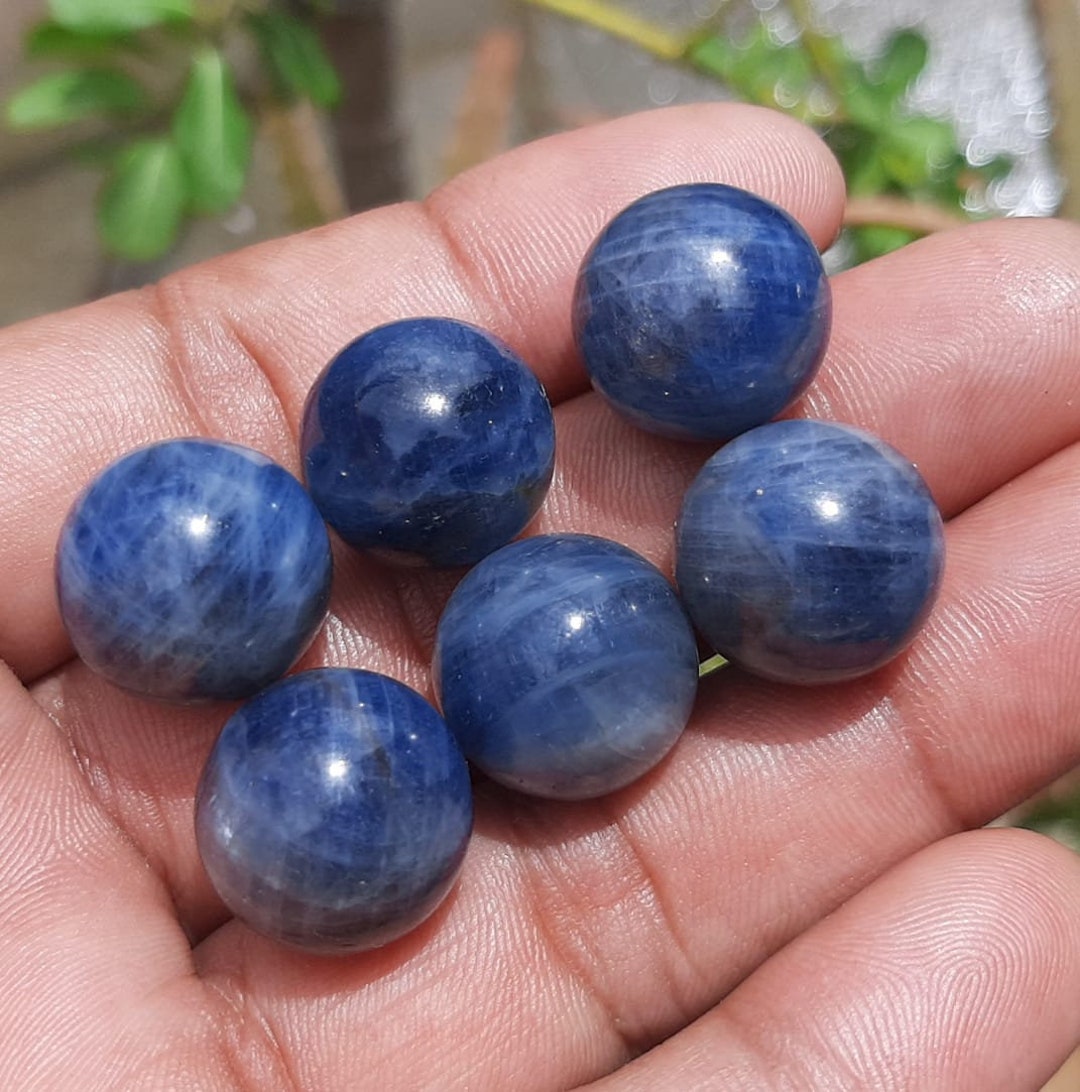 Blue Sapphire Sphere Rare Sapphire Sphere Blue Sapphire Smooth Plain ...