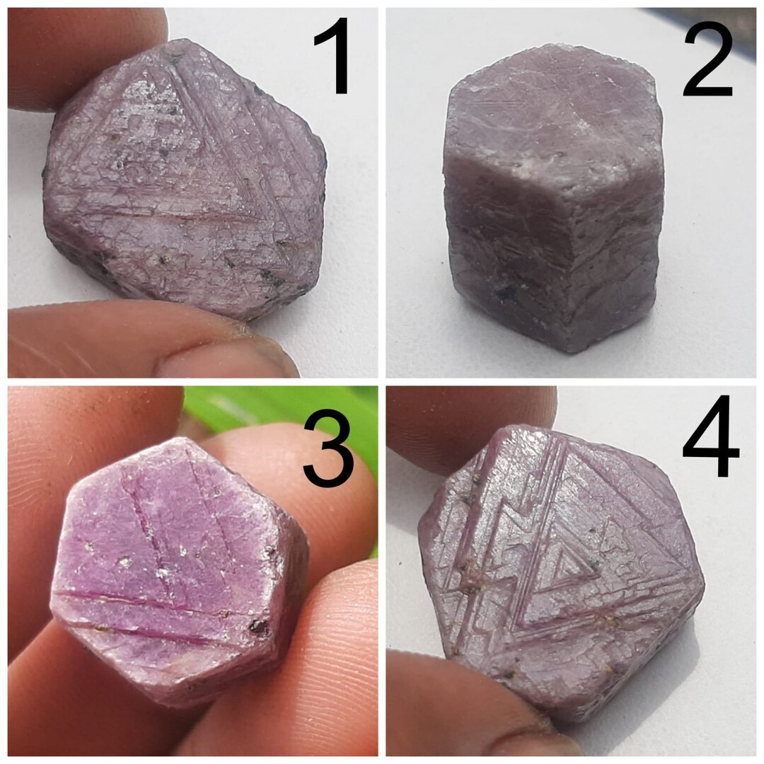 Ruby Record Keeper Crystal Rare Double Joint Ruby Hexagon - Etsy