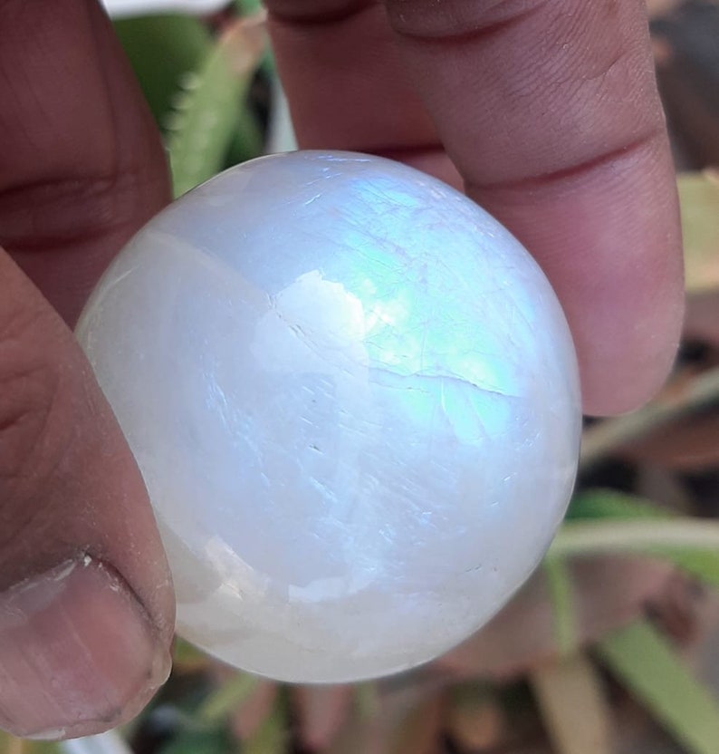 Genuine Stunning Moonstone Sphere , Full Flash Moonstone Ball , Healing ...