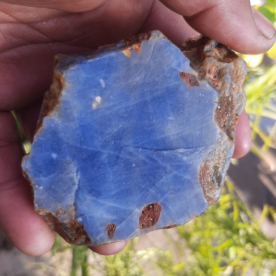 Natural Blue Sapphire Gemstone Rough Blue Sapphire Raw Rough Natural ...