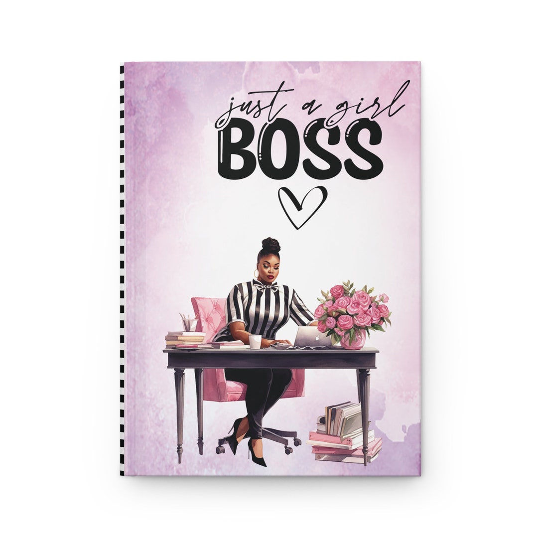 Girl Boss Queen Hardcover Journal Matte Unique Notebook With Girl Boss ...