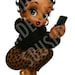 Stylish Black Betty Boop Baddie With Phone PNG High Resolution File - Etsy
