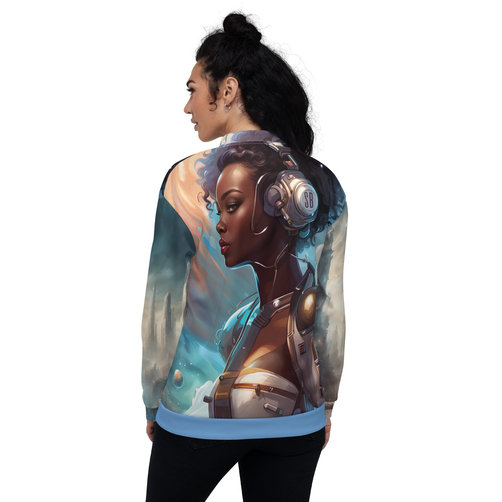 Beautiful Cyborg Unisex Bomber Jacket - Etsy