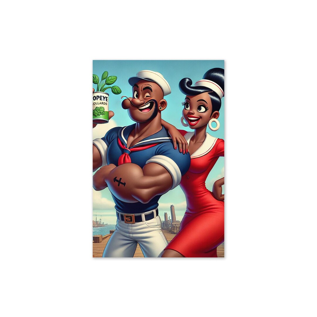 Black Love Cartoon Inspired Greeting Card - Etsy