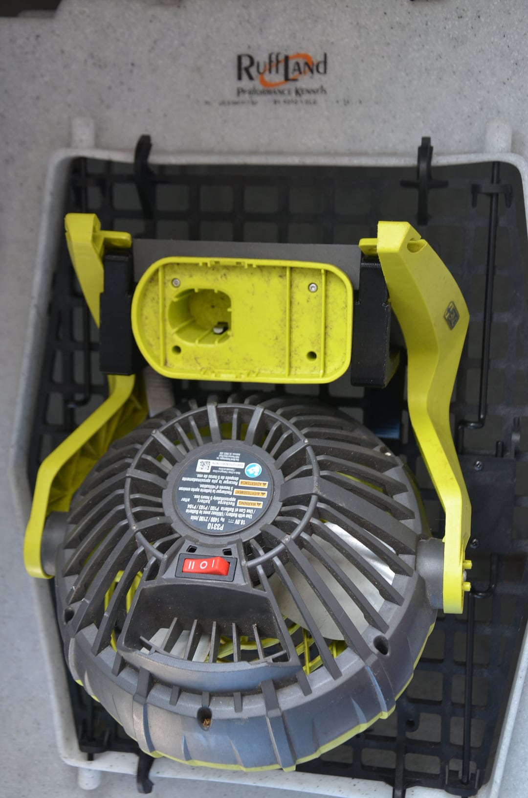 Locking-old Style Fan-ruffland Kennel Door RYOBI Fan Mount(2) - Etsy