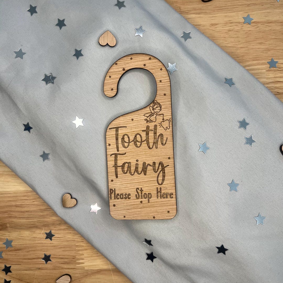 Personalised Tooth Fairy Door Sign | Door Hanger | Personalised Tooth ...