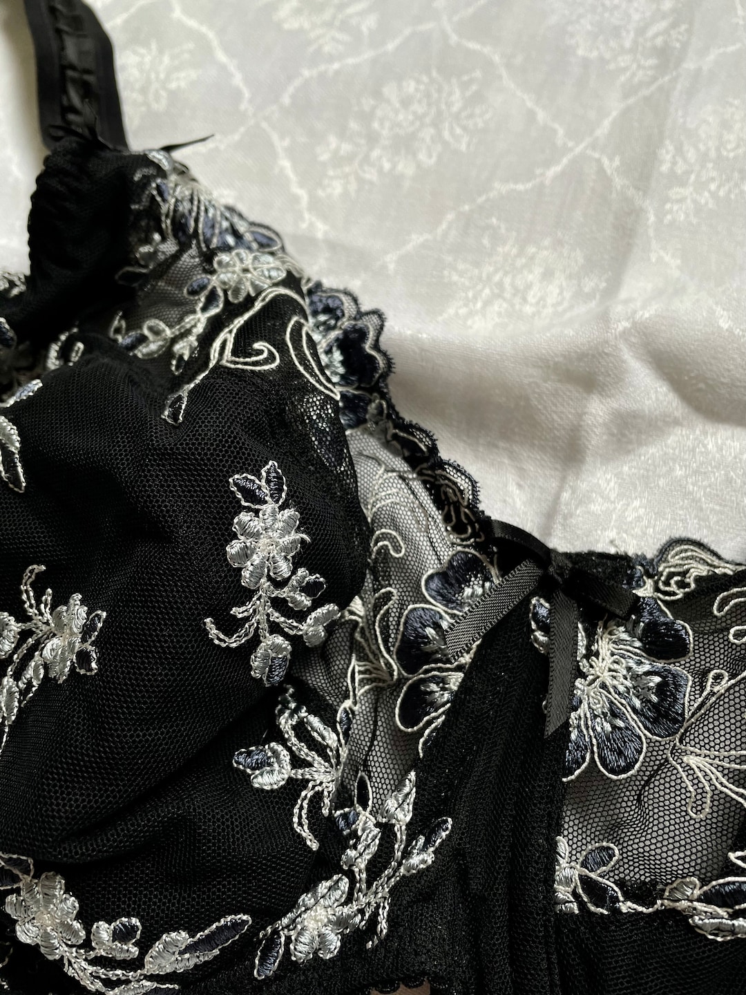 Vntg Prima Donna Bra Plus Size Bra Vintage Prima Donna Lingerie Black ...