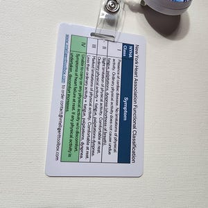 Hospice Nurse NYHA ECOG Scale Badge Buddy – PVC Reference Card - Etsy