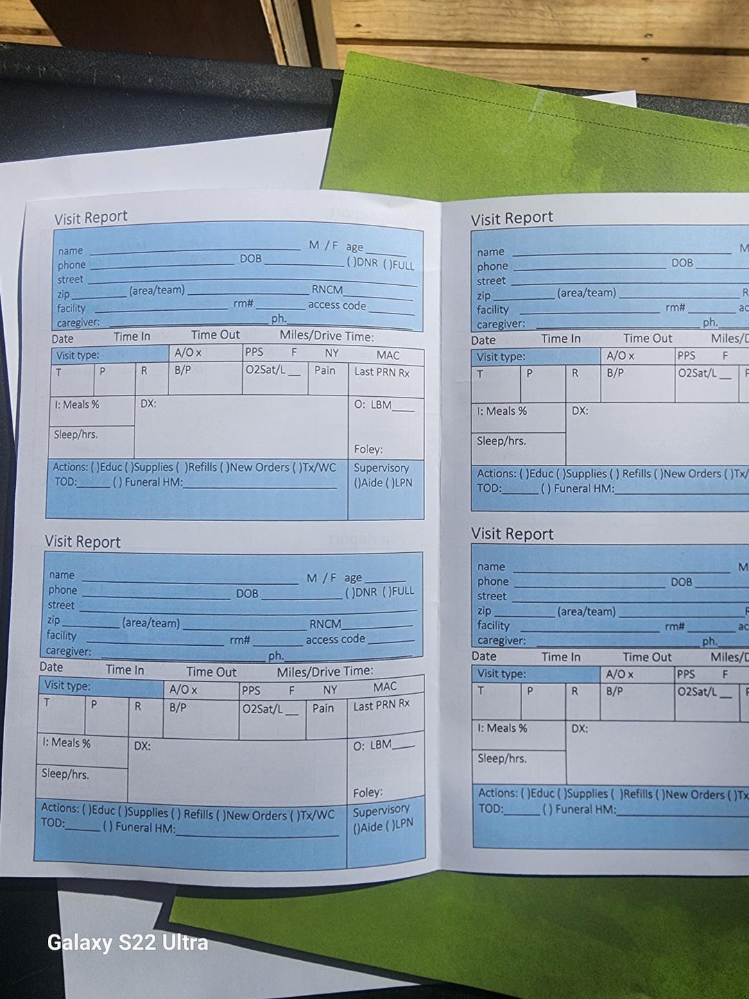 2026 Hospice Visit Note Template (digital Download) Revised - Etsy