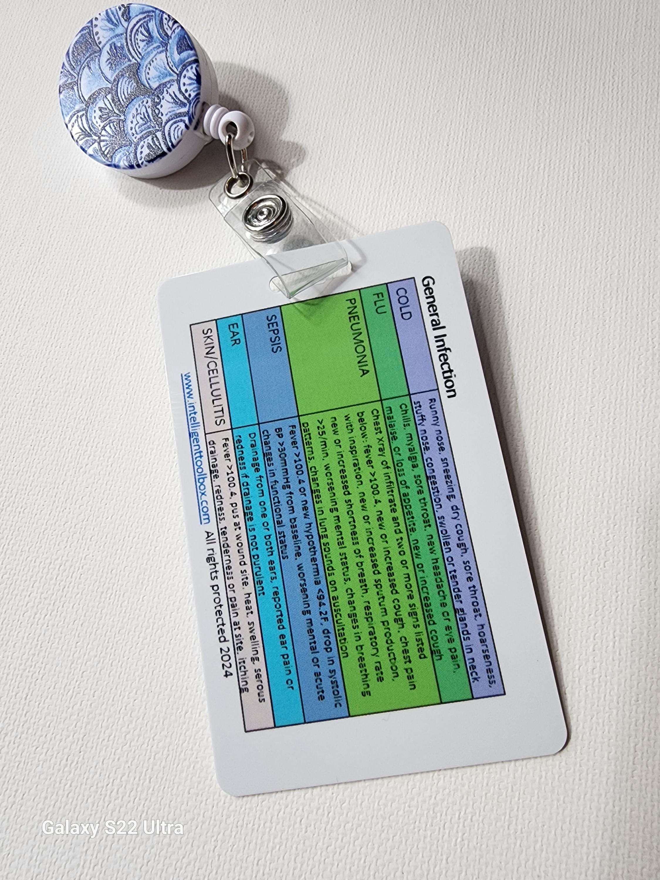 Hospice Home Health Infection Control Reference Card, UTI Mcgeer ...