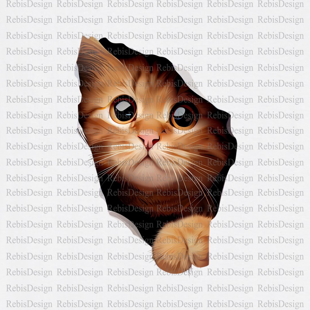 Cat Design PNG File PNG File Digital Download - Etsy