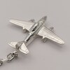 Airplane F-22 Raptor Sterling Silver Keychain , Sport Airplane Keyring ...