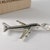 Airplane F-22 Raptor Sterling Silver Keychain , Sport Airplane Keyring ...