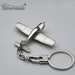 Airplane Piper PA28 Keychain , Sterling Silver 925 Keyring, Pilot Gift ...
