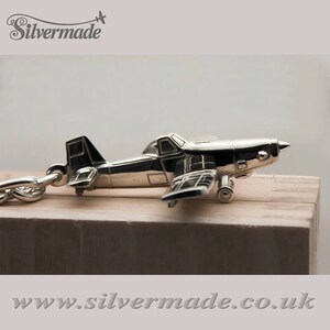 Airplane Air Tractor Keychain , Sport Airplane Keyring, Pilot Gift for ...