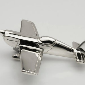 Airplane Extra Sterling Silver Keychain,sport Airplane Keyring, Pilot ...