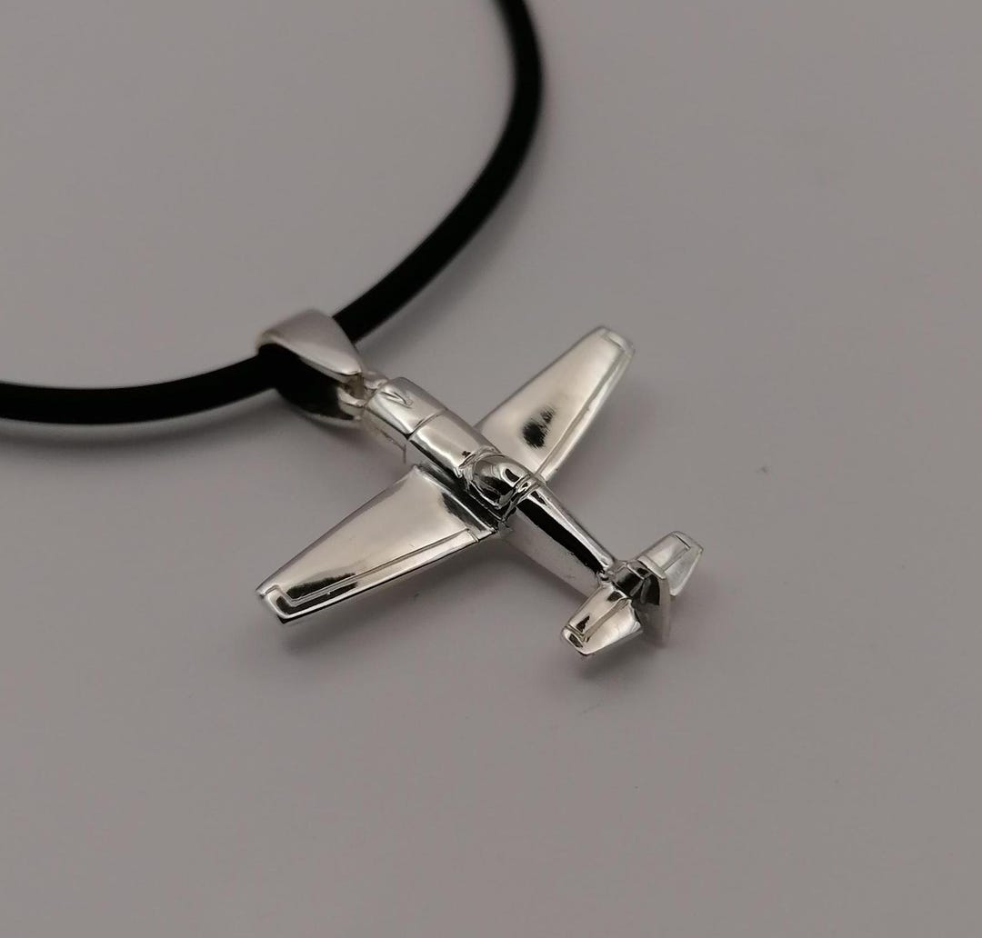 Airplane Extra 330 Pendant, Sterling Silver 925 Sport Airplane Charm ...