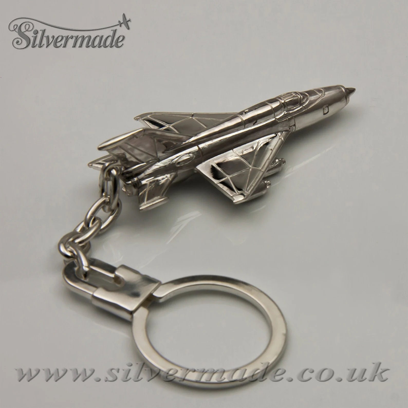 Sterling Silver MIG-21 Airplane Keychain, Airforce Pilot Gift - Etsy