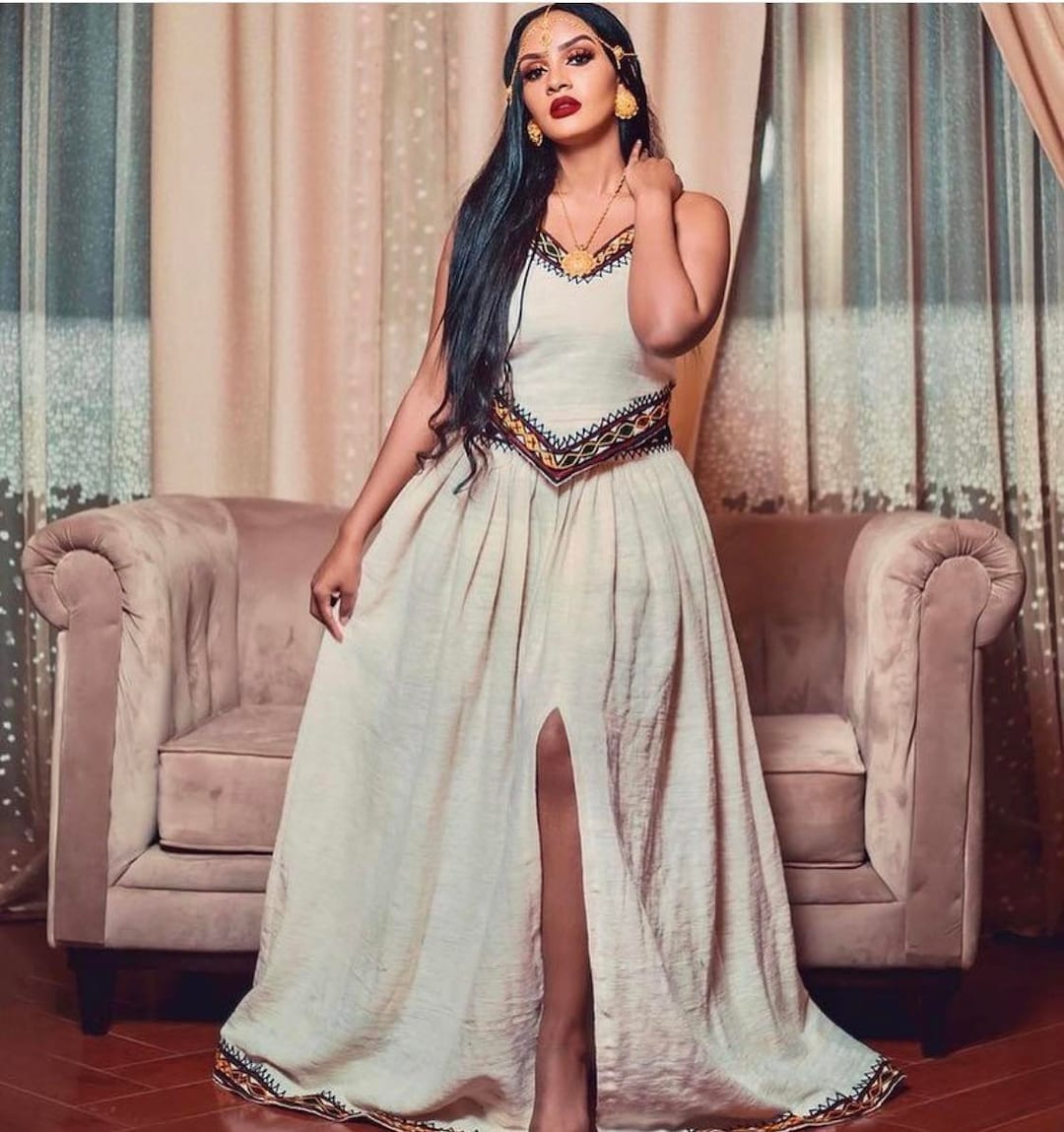 Habeshan Amazing Dress ethiopian Traditional Dresseritrean - Etsy