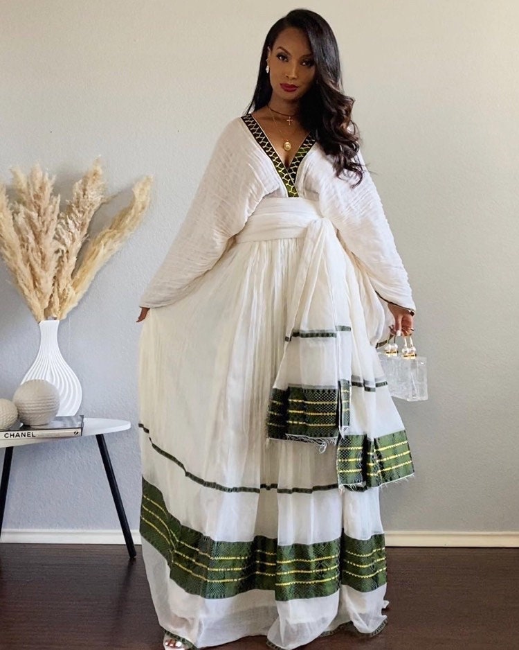Ethiopian Cultural Wedding Dress