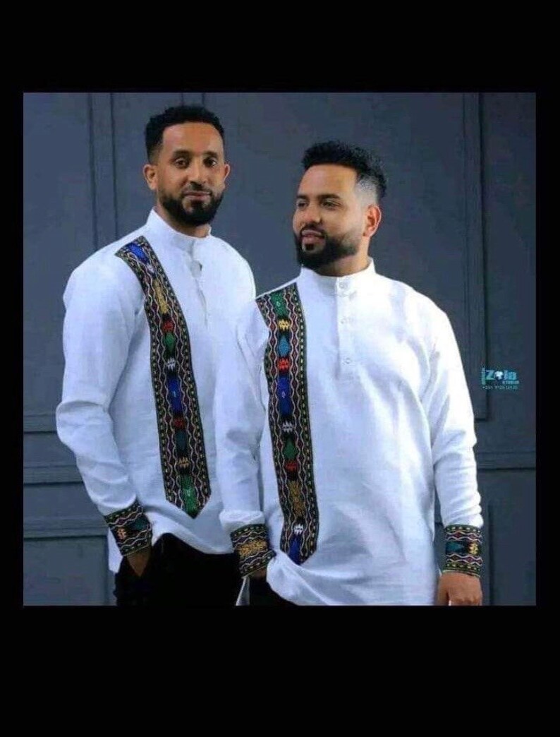 Habeshan T-shirt and Trouserseritreaethiopiamenwedding - Etsy