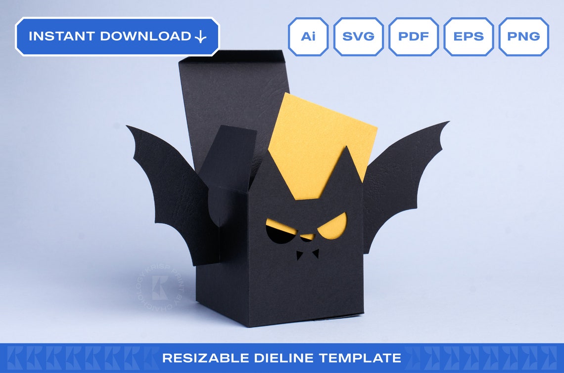 Halloween Treat Box | Bat With Flappy Wings | Party Favors | Box ...