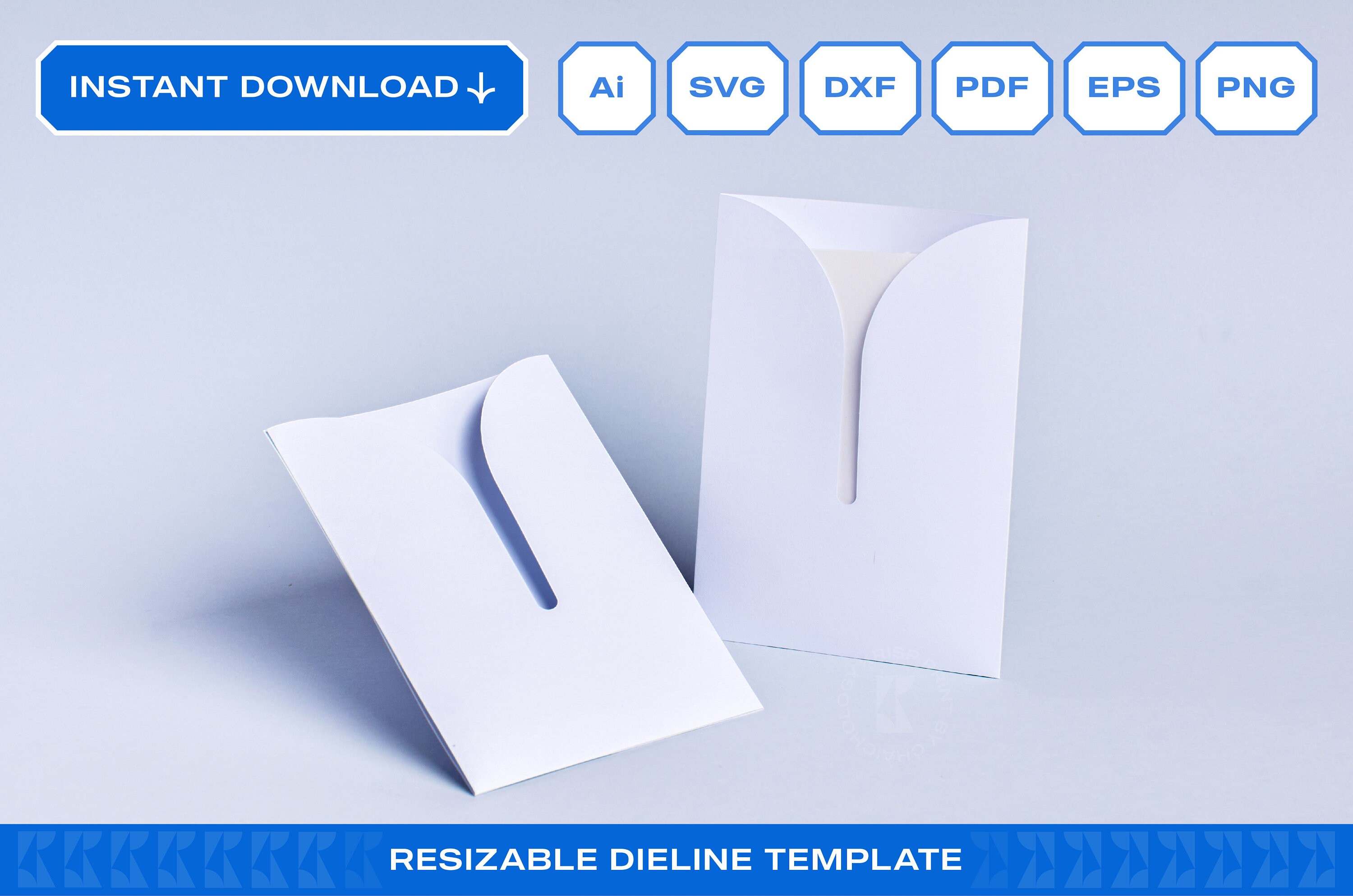 Pocket Envelope Template | Gift Card Holder | Invitation Card Sleeve ...