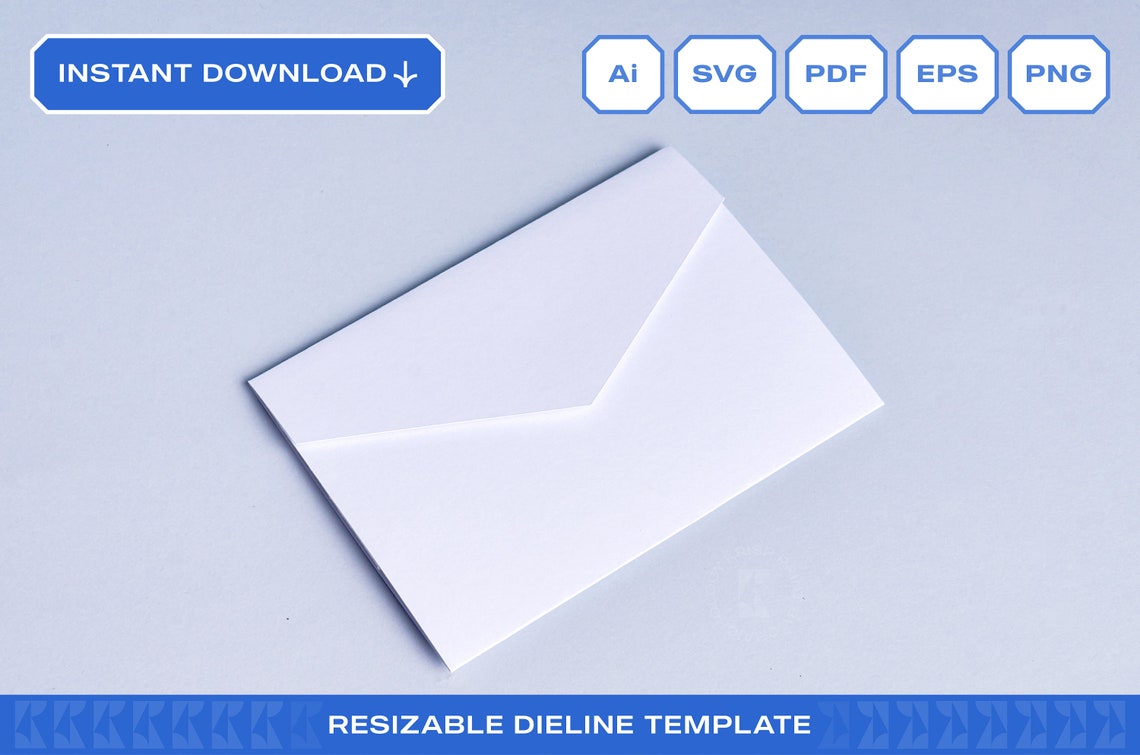 Pocket Card Template | Invitation Card Sleeve | SVG for Cricut ...