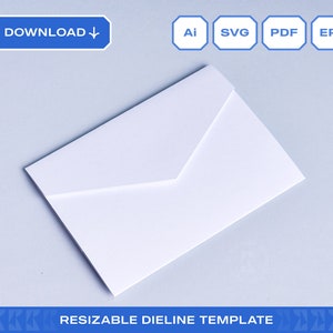 Pocket Card Template | Invitation Card Sleeve | SVG for Cricut ...