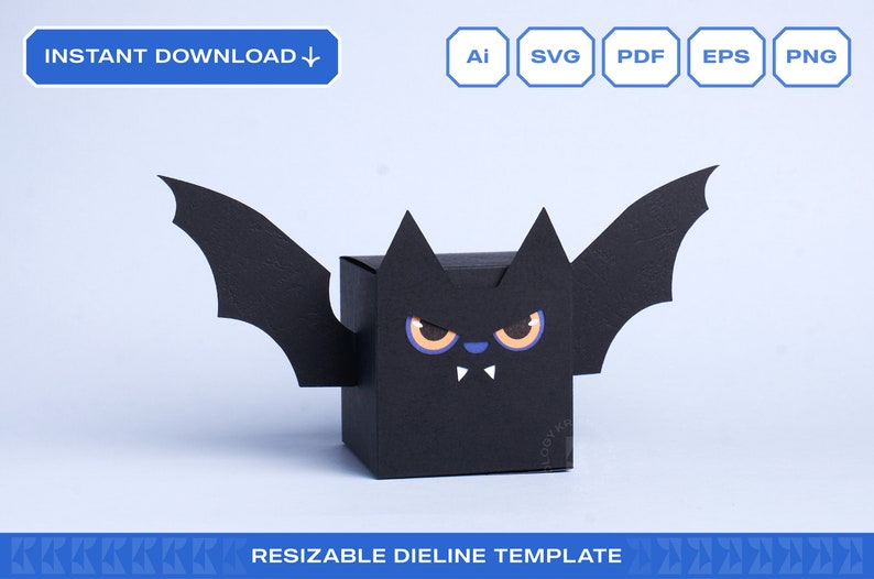 Halloween Treat Box | Bat With Flappy Wings | Party Favors | Box ...