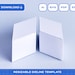 Parallelogram Box Template | Small Gift Box | Small Business Packaging ...