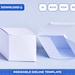 Parallelogram Box Template | Small Gift Box | Small Business Packaging ...