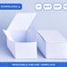 Parallelogram Box Template | Small Gift Box | Small Business Packaging ...