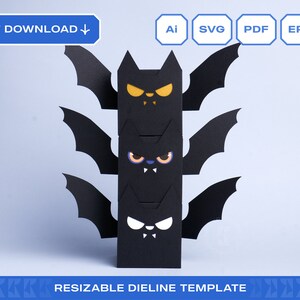 Halloween Treat Box | Bat With Flappy Wings | Party Favors | Box ...
