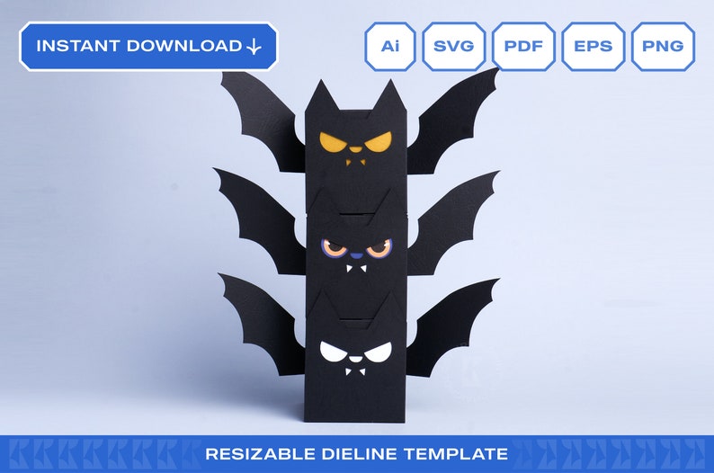 Halloween Treat Box | Bat With Flappy Wings | Party Favors | Box ...