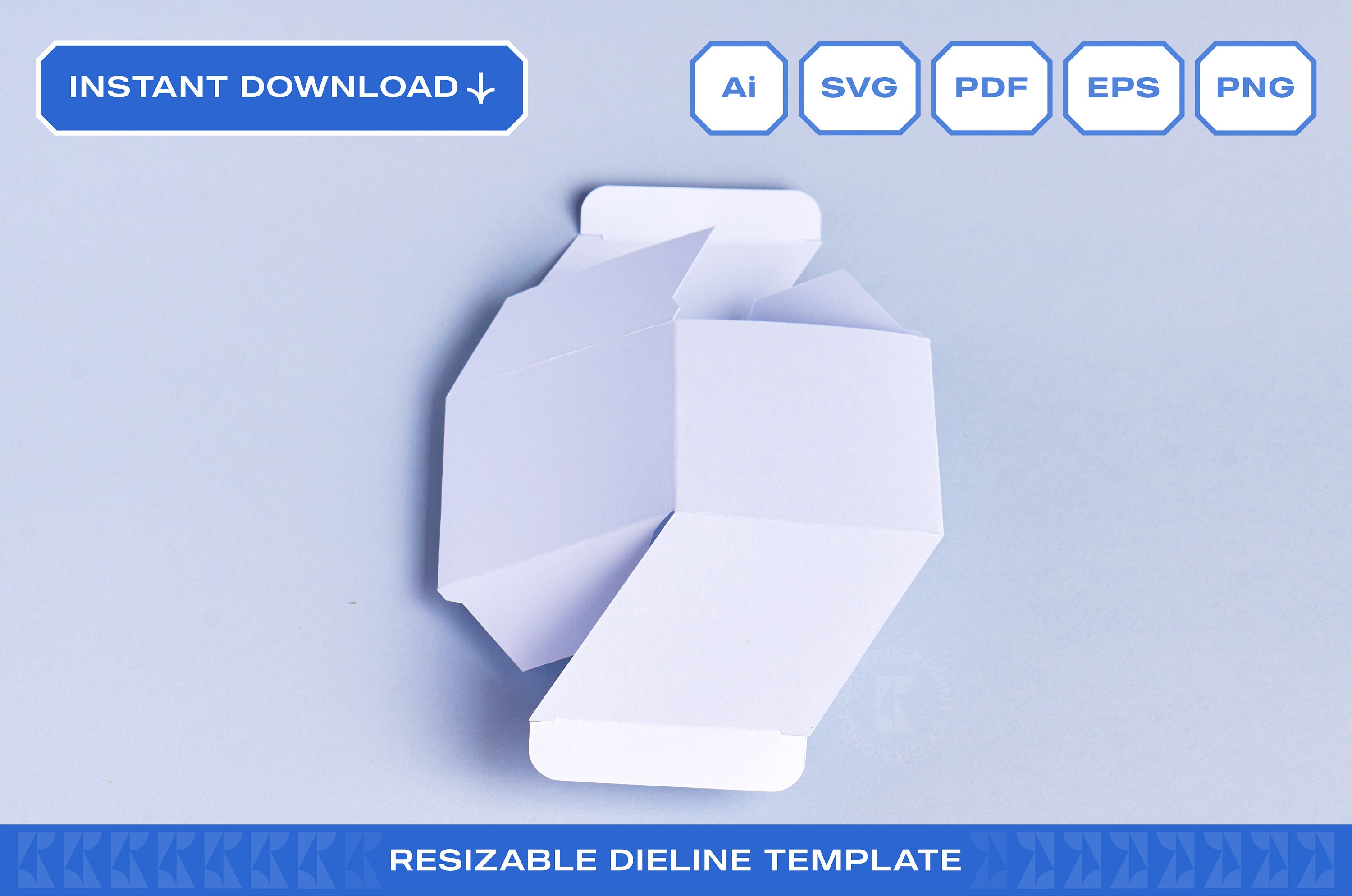 Parallelogram Box Template | Small Gift Box | Small Business Packaging ...