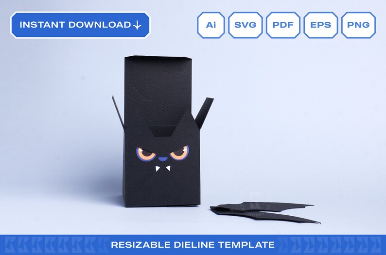 Halloween Treat Box | Bat With Flappy Wings | Party Favors | Box ...