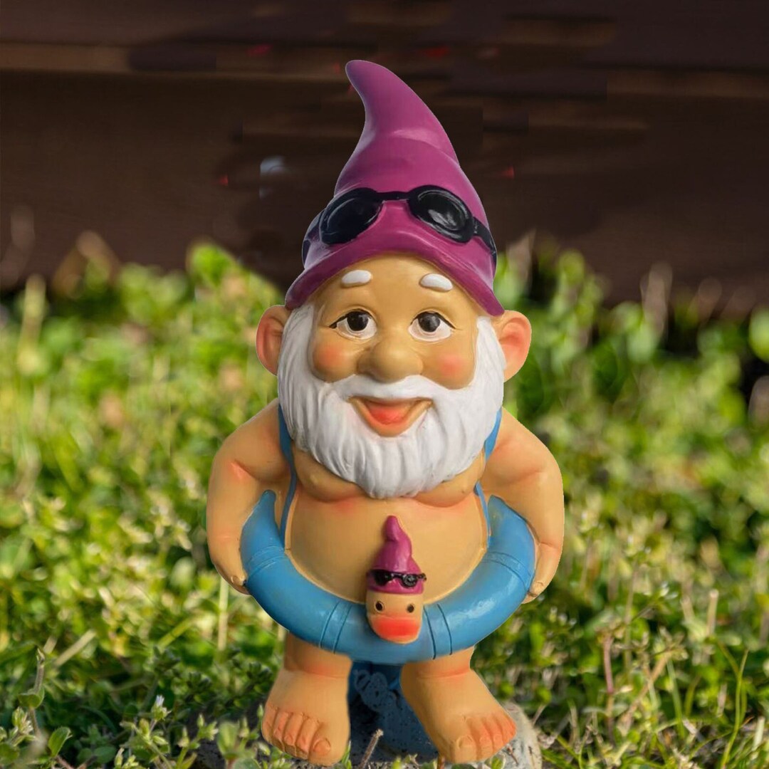 Swimming Pool Decor Garden Gnomes Garden Decor Swimming - Etsy