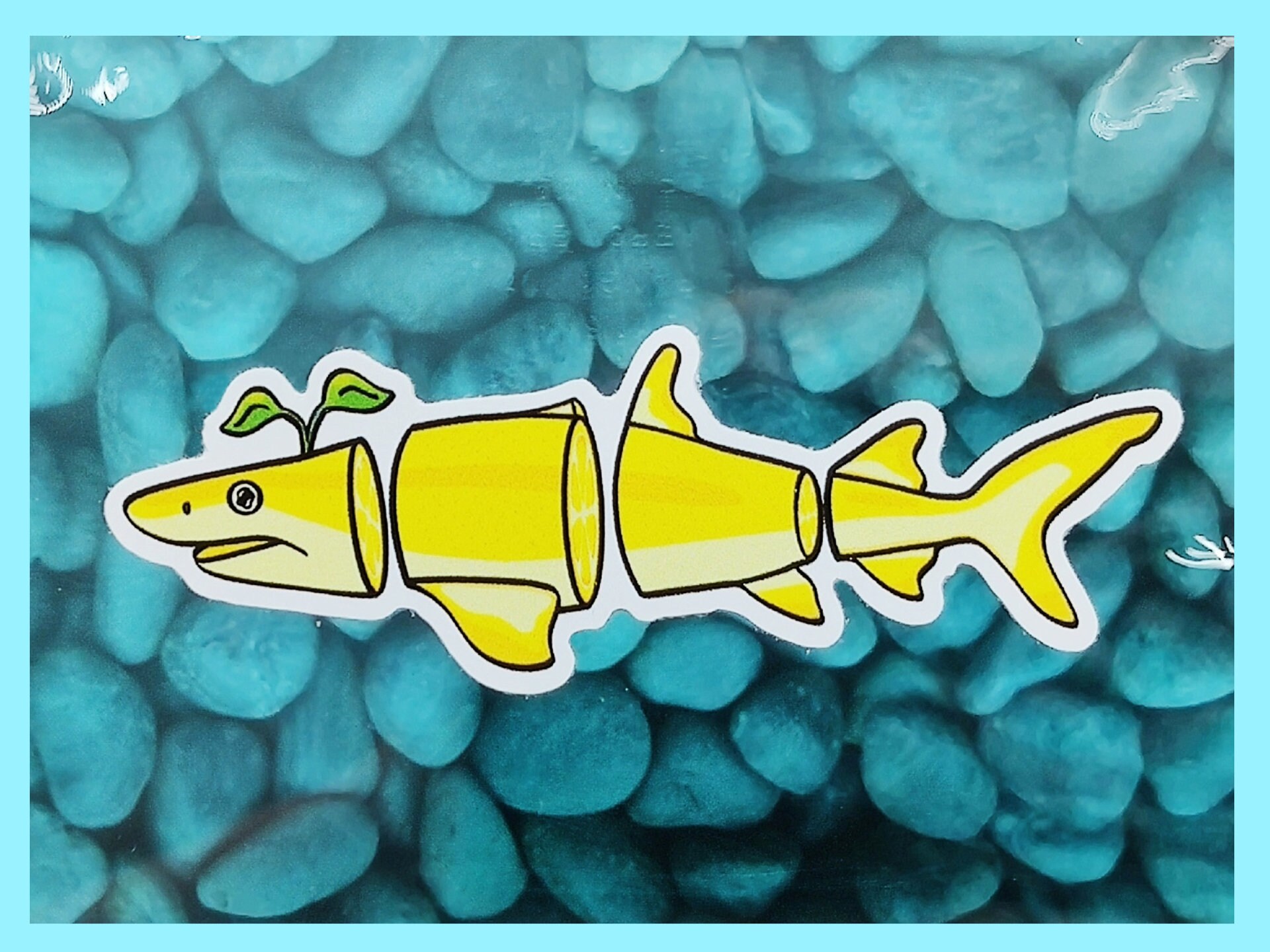 Cute Shark Stickers Vinyl Stickers. These Fruit Shark - Etsy