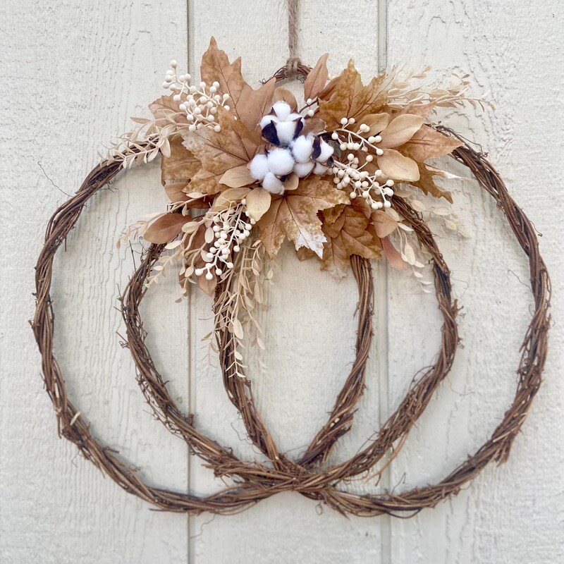 Pumpkin Frame Wreaths - Etsy