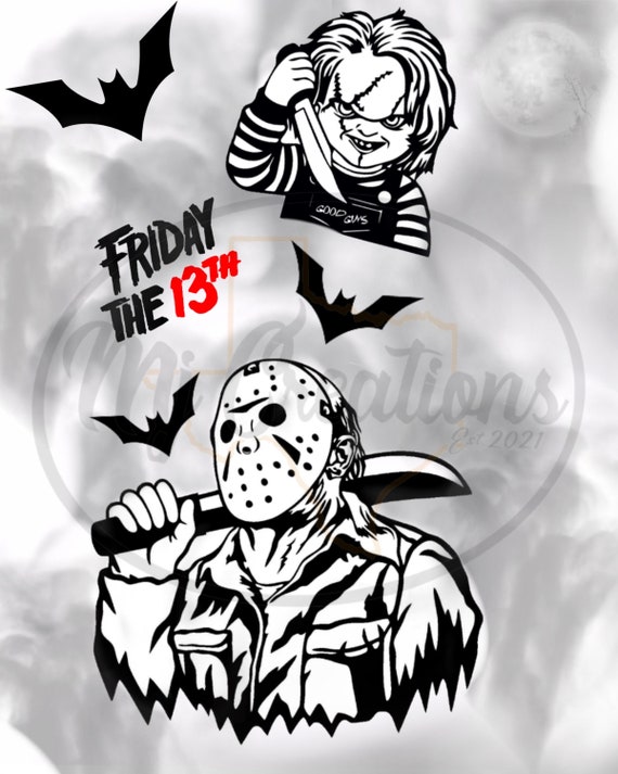 Friday the 13th Svg Jason Svg Chuckie Svg - Etsy