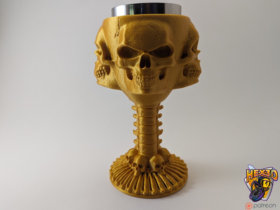 Four Skull Chalice - Etsy