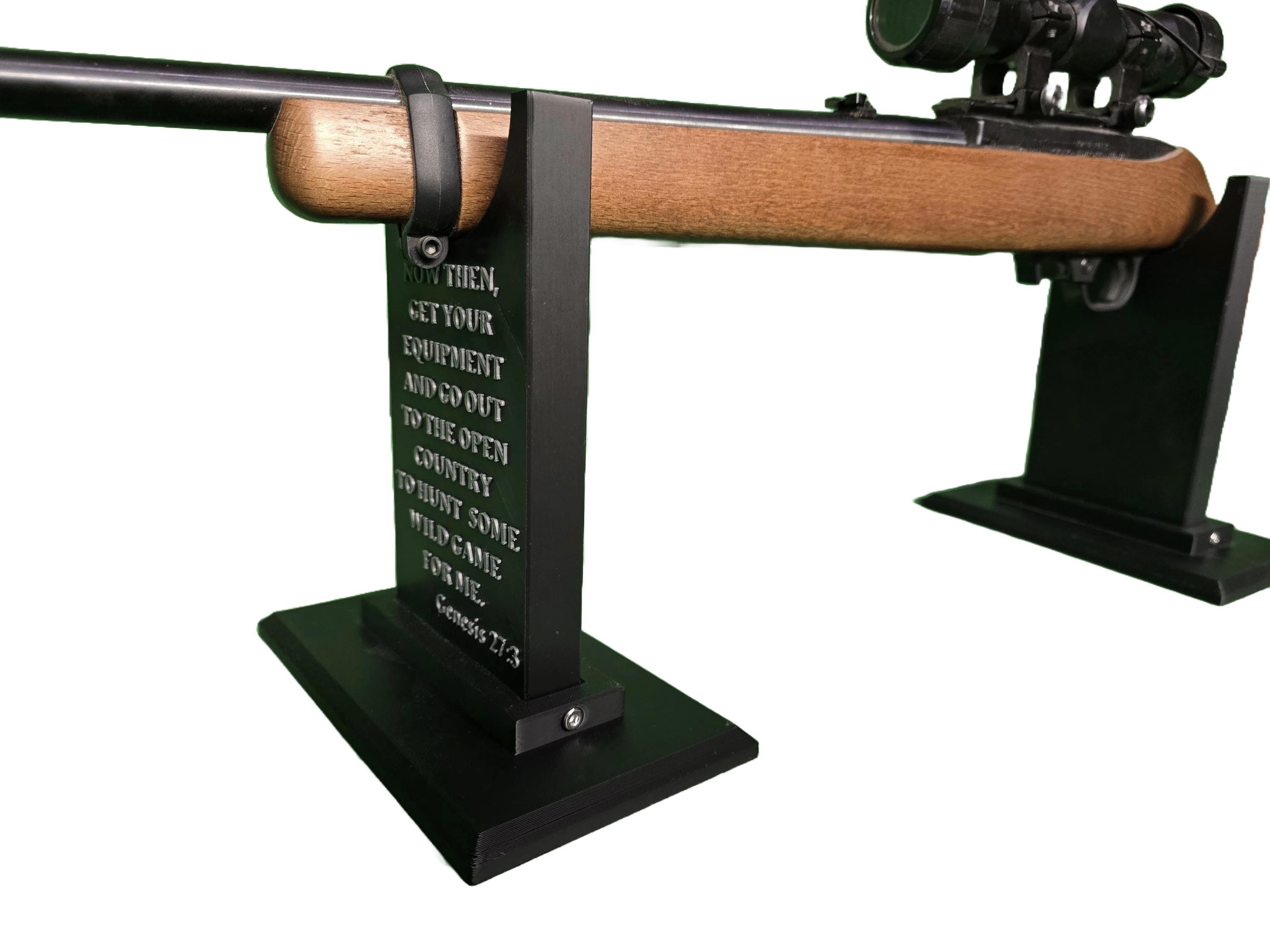 2 Piece Customizable Rifle Stand - Etsy