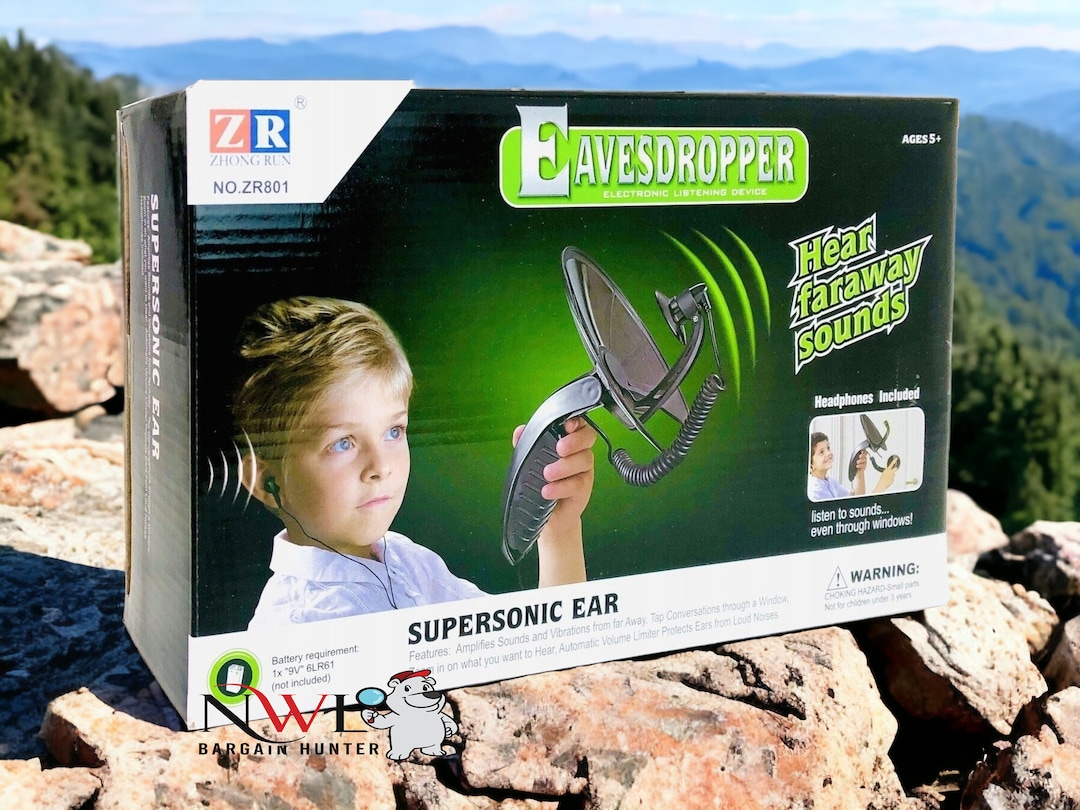 Eavesdropper Supersonic Ear Spy Detective Earphone Kids Child ...