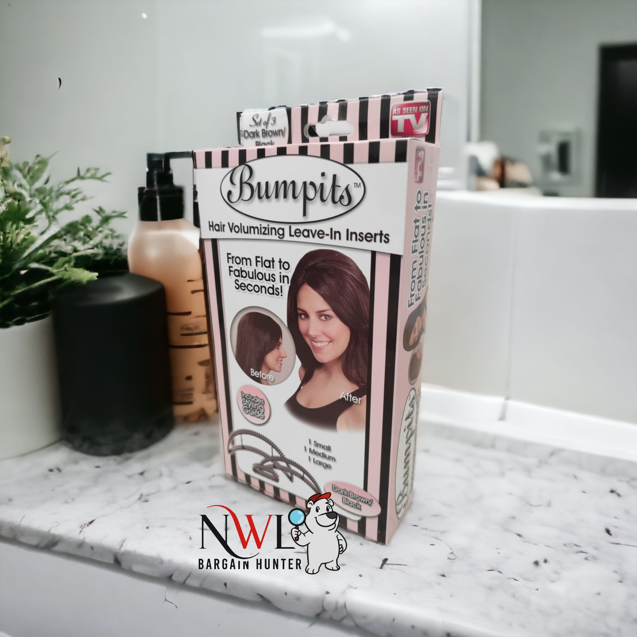 best offers price Bumpits Hair Volumizing Leave-In Inserts Flat To ...