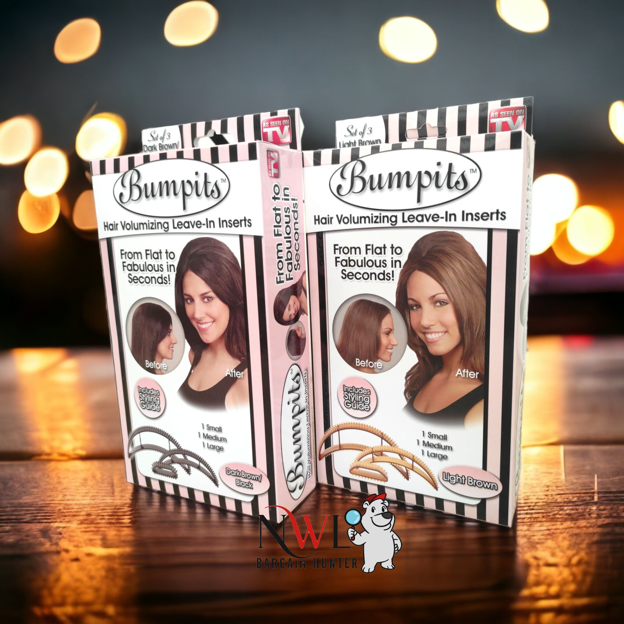 best offers price Bumpits Hair Volumizing Leave-In Inserts Flat To ...