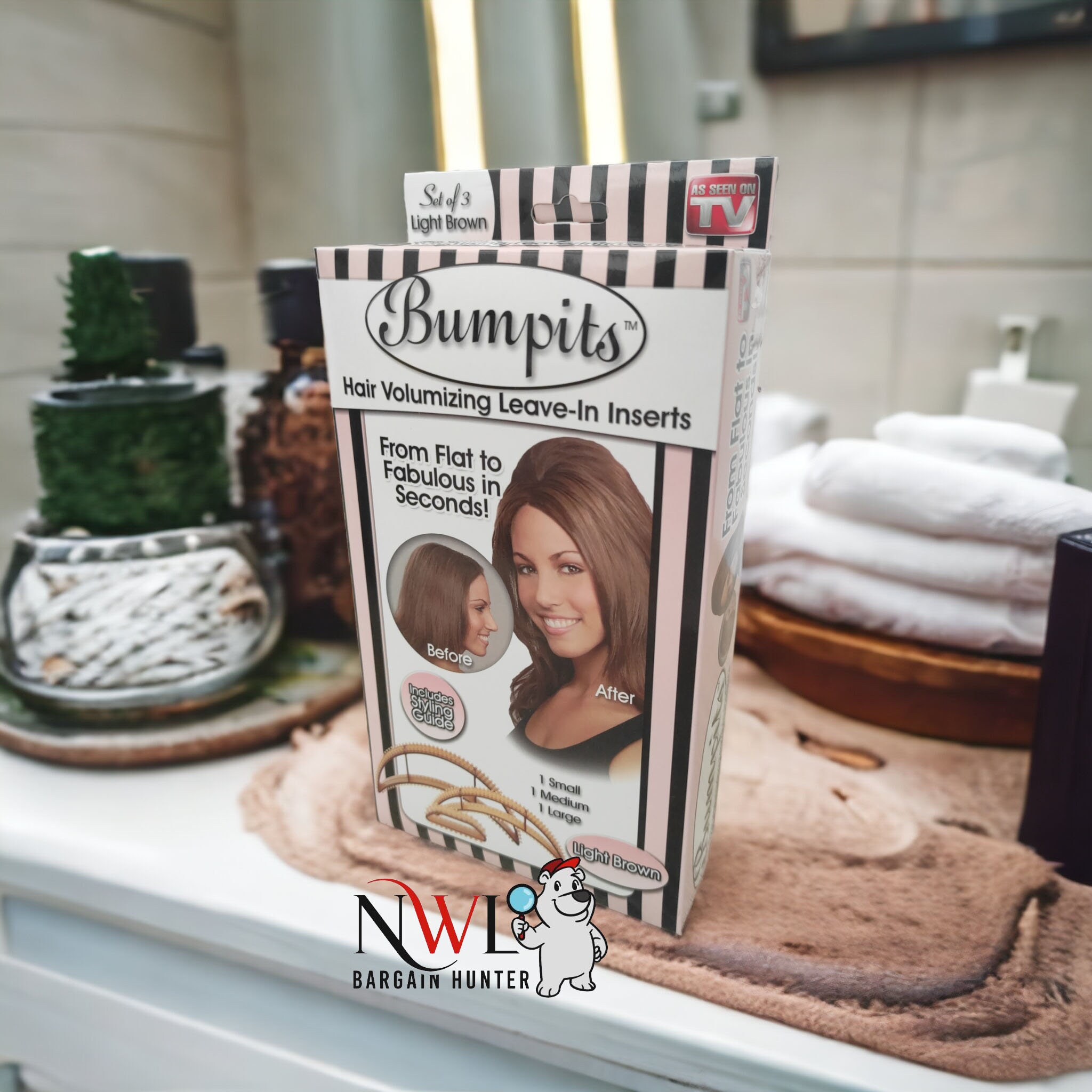 best offers price Bumpits Hair Volumizing Leave-In Inserts Flat To ...