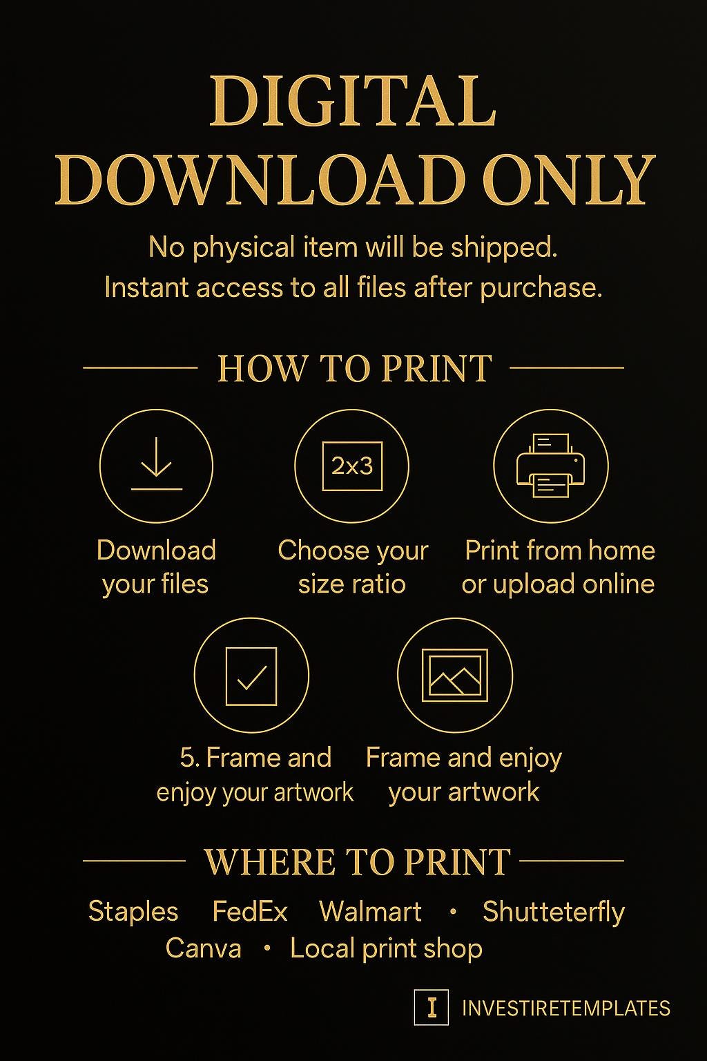 Roman Column Blueprint Art | Black & Gold Architectural Drawing ...