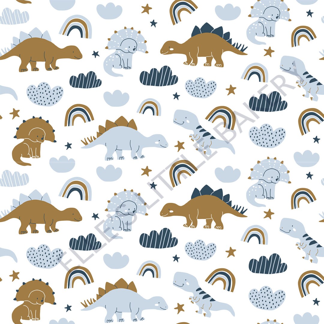Blue Dinosaur Icing Sheet, Icing Sheet Dinosaur, Cake Wrap/cake Toppers ...